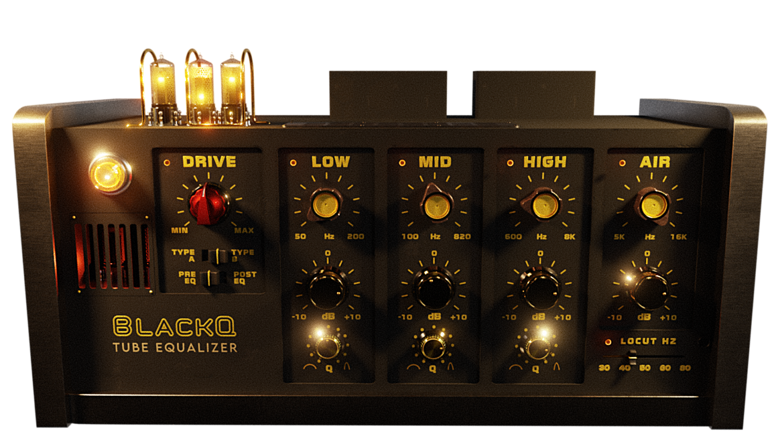 BlackQ v3 - 4 Band Tube EQ - Tone Empire