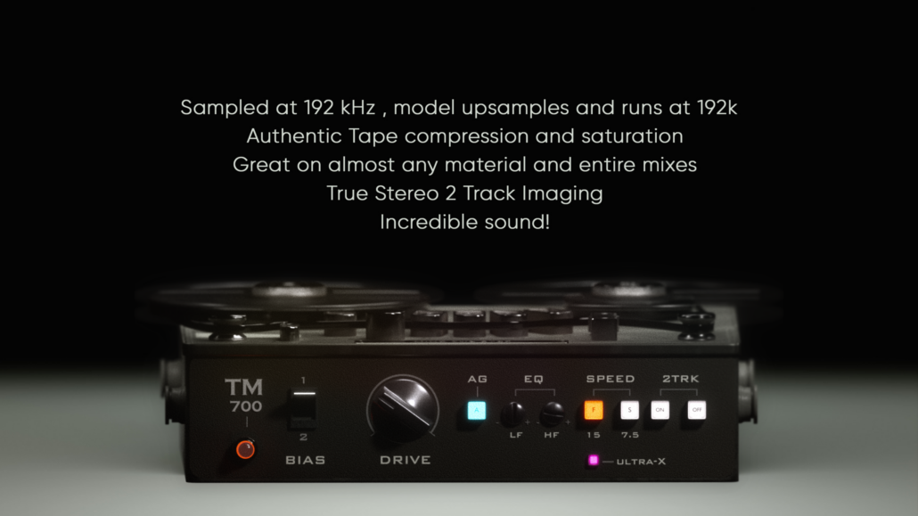 TM700 v2 - A.I./M.L. based Tape Machine plugin