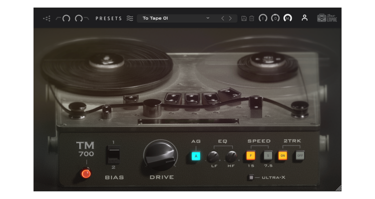 TM700 v2 - A.I./M.L. based Tape Machine plugin
