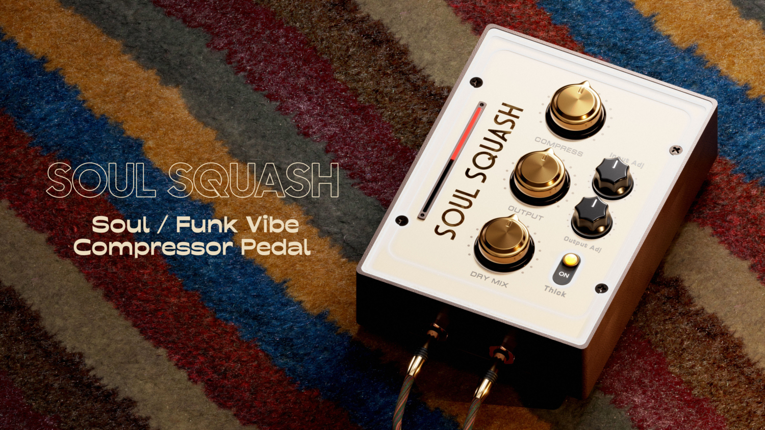Soul Squash⚡️Soul/ Funk Vibe Compressor Pedal