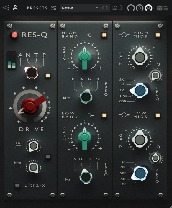 RES-Q - The Classic British and American style equalizer