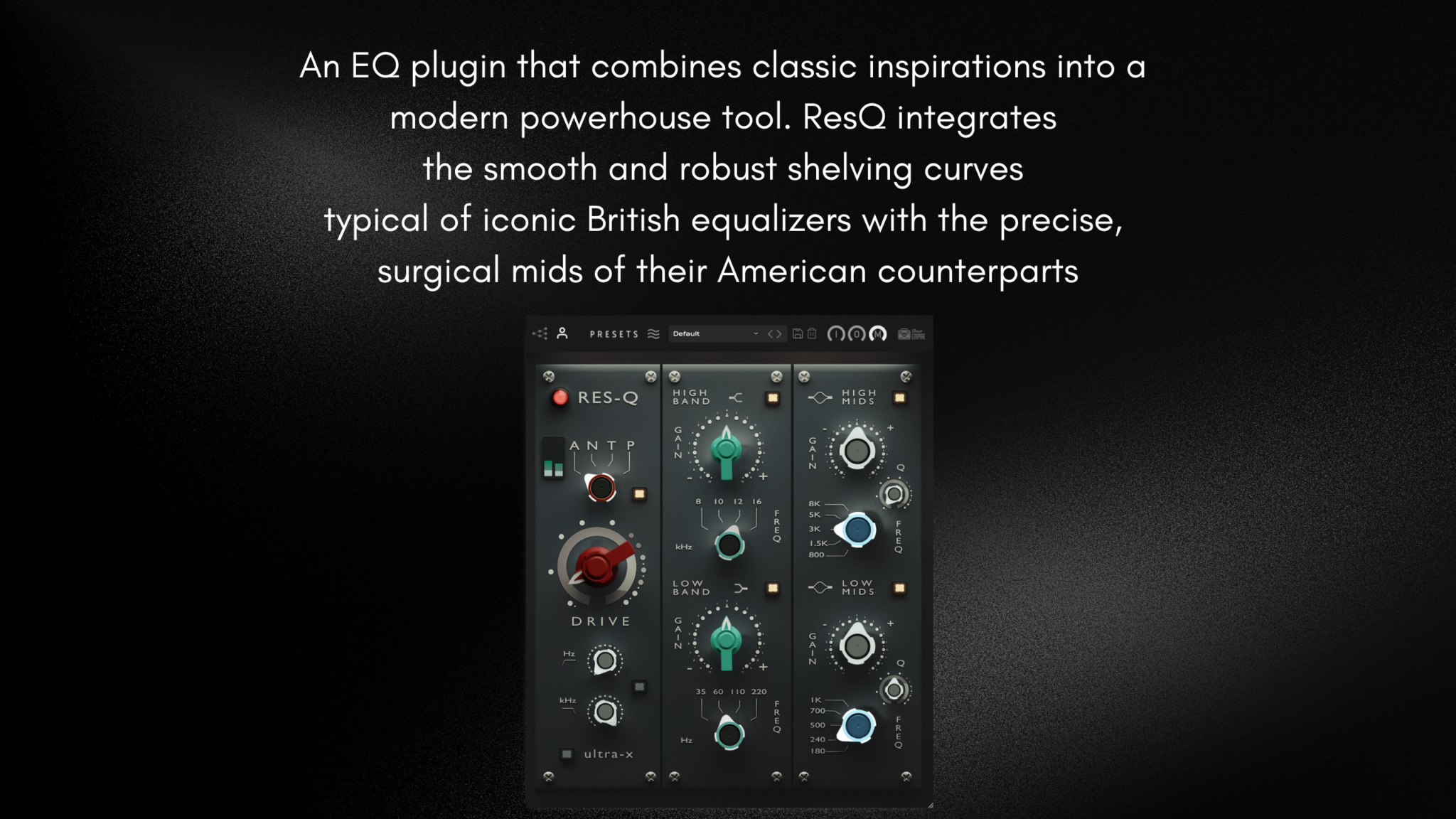 RES-Q - The Classic British and American style equalizer